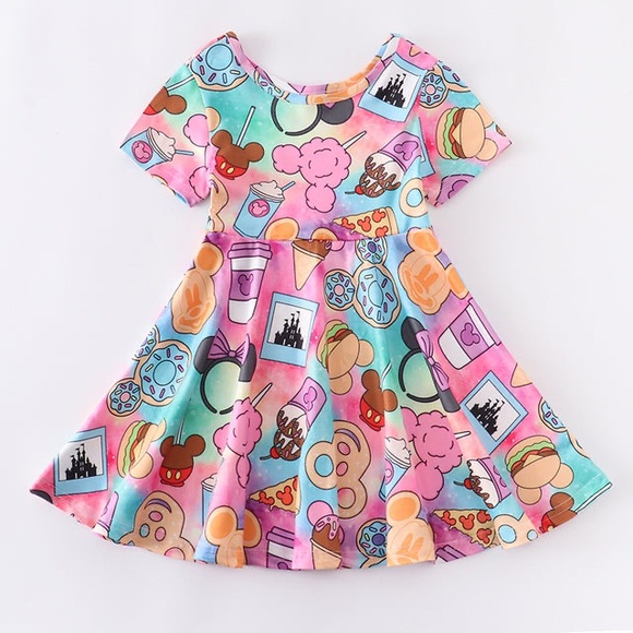 Dresses | Brand New All The Snacks Dress Perfect For A Disney Trip ...